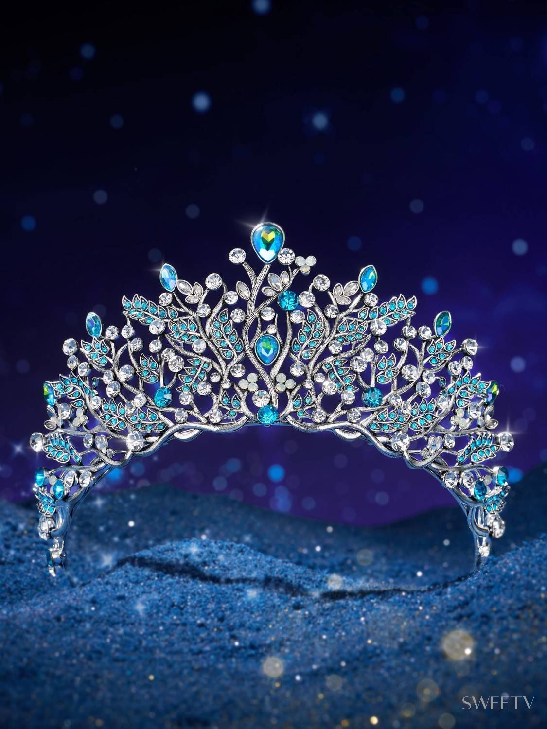SV Princess Radiance Elsa Crown-Crowns & Tiaras | SWEETV