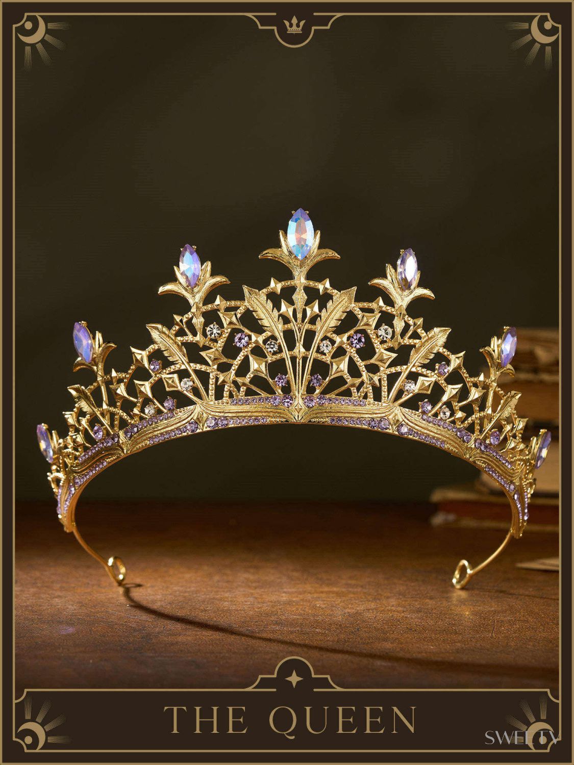 SV Tarot Crown II-The Queen-Crowns & Tiaras | SWEETV