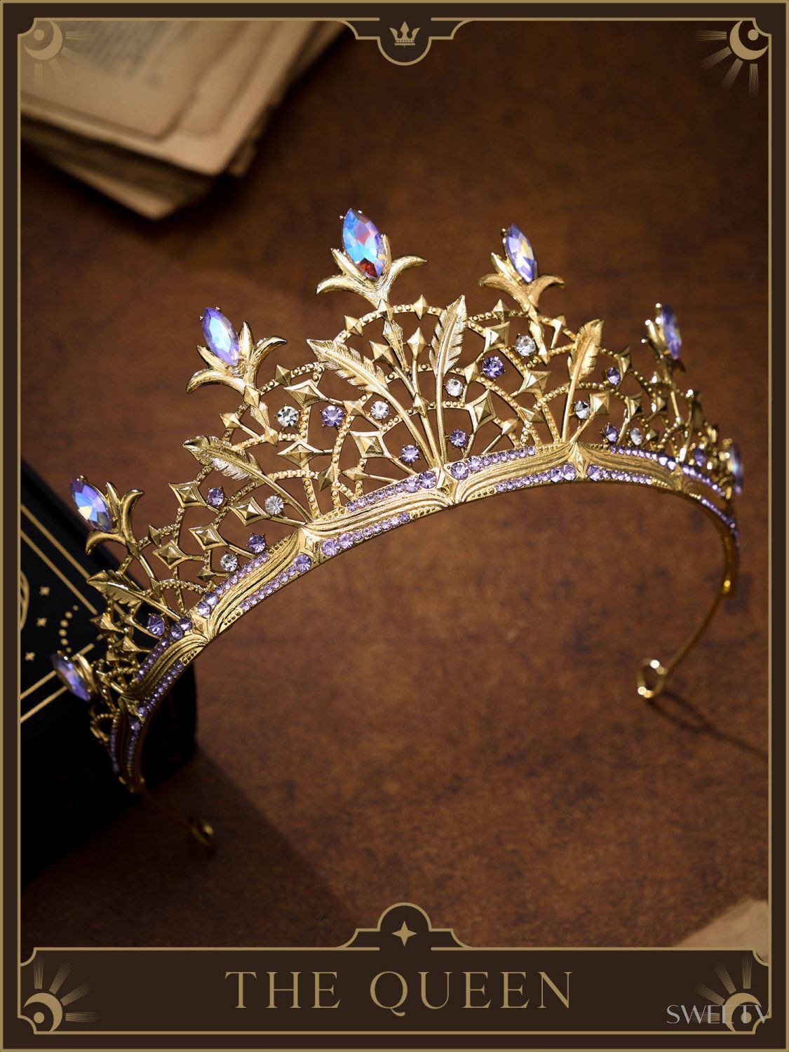 SV Tarot Crown II-The Queen-Crowns & Tiaras | SWEETV