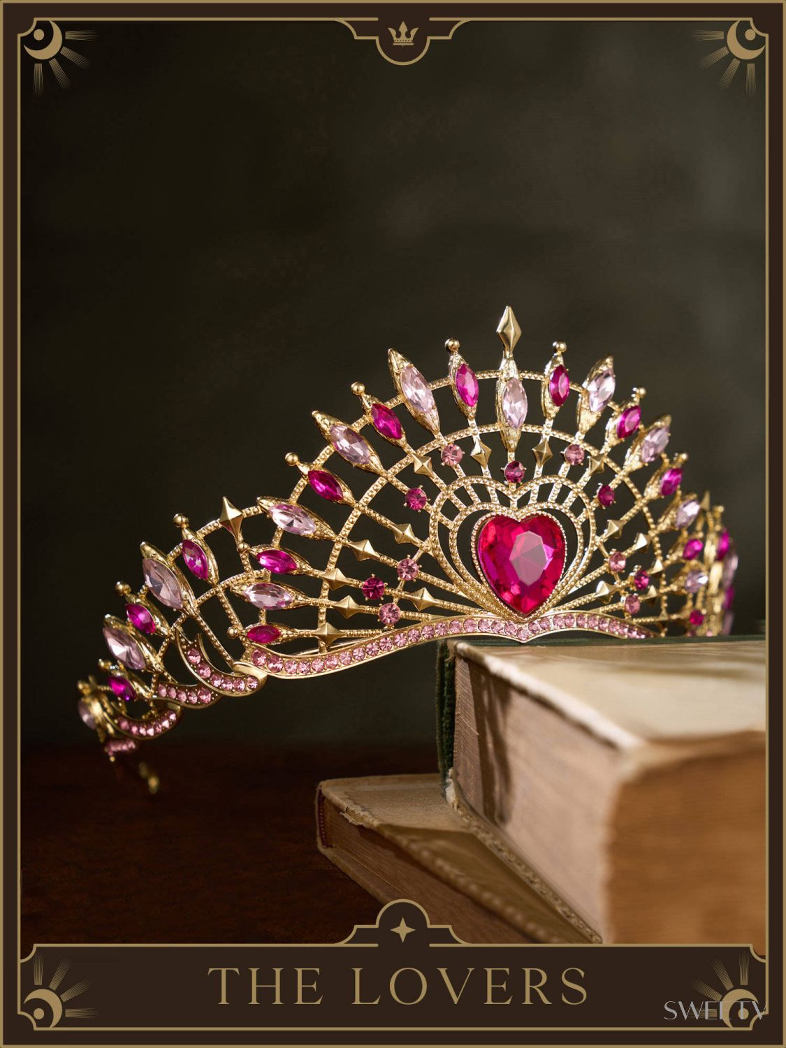 SV Tarot Crown II-The Lovers-Crowns & Tiaras | SWEETV