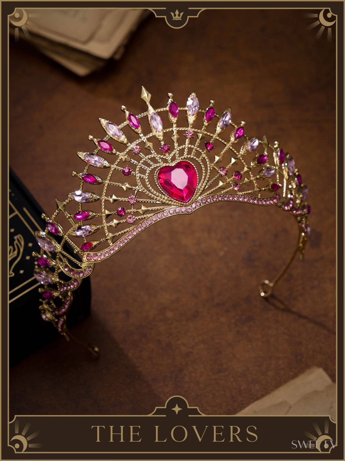 SV Tarot Crown II-The Lovers-Crowns & Tiaras | SWEETV