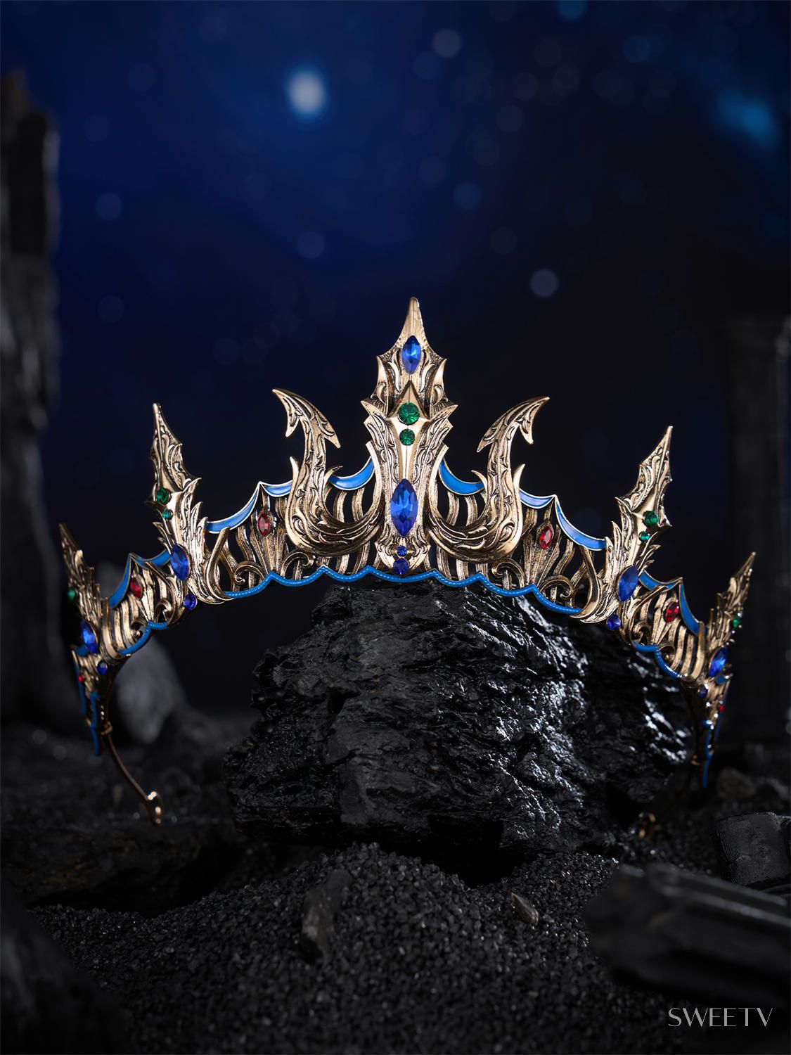 SV Poseidon Crown-Crowns & Tiaras | SWEETV