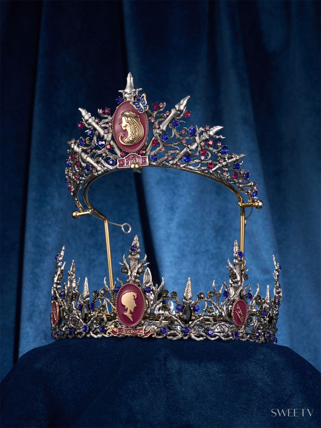 SV Eternal Vow Couple Crowns-Crowns & Tiaras | SWEETV