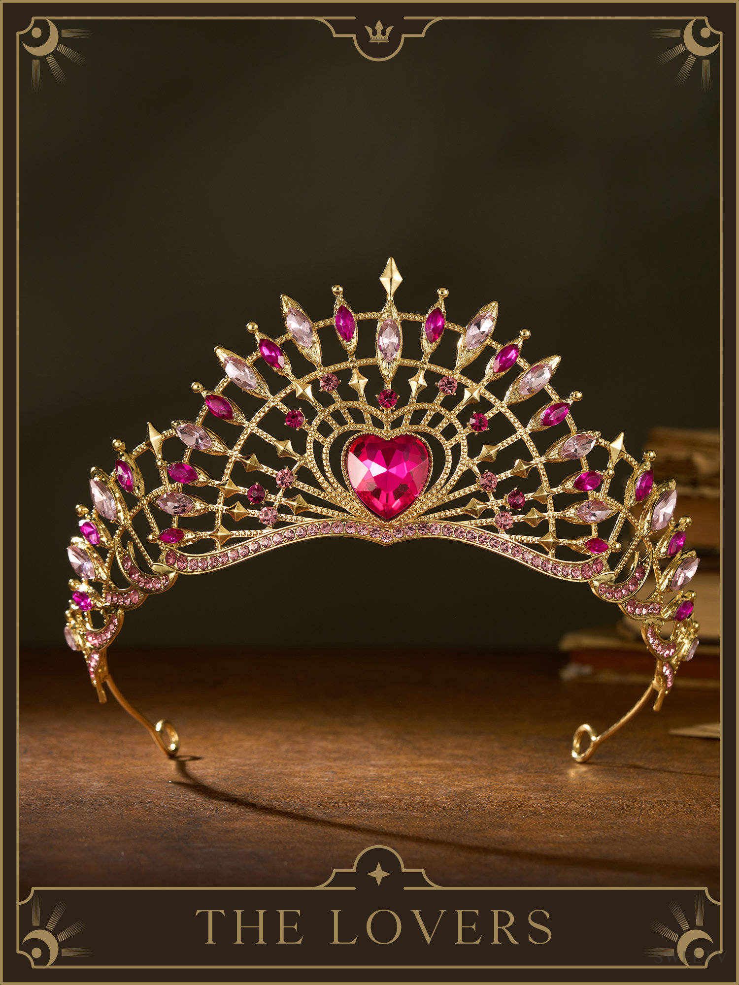 SV Tarot Crown II-The Lovers-Crowns & Tiaras | SWEETV