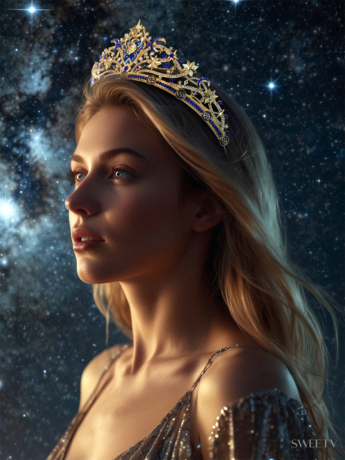 SV Cancer Zodiac Tiara-Crowns & Tiaras | SWEETV