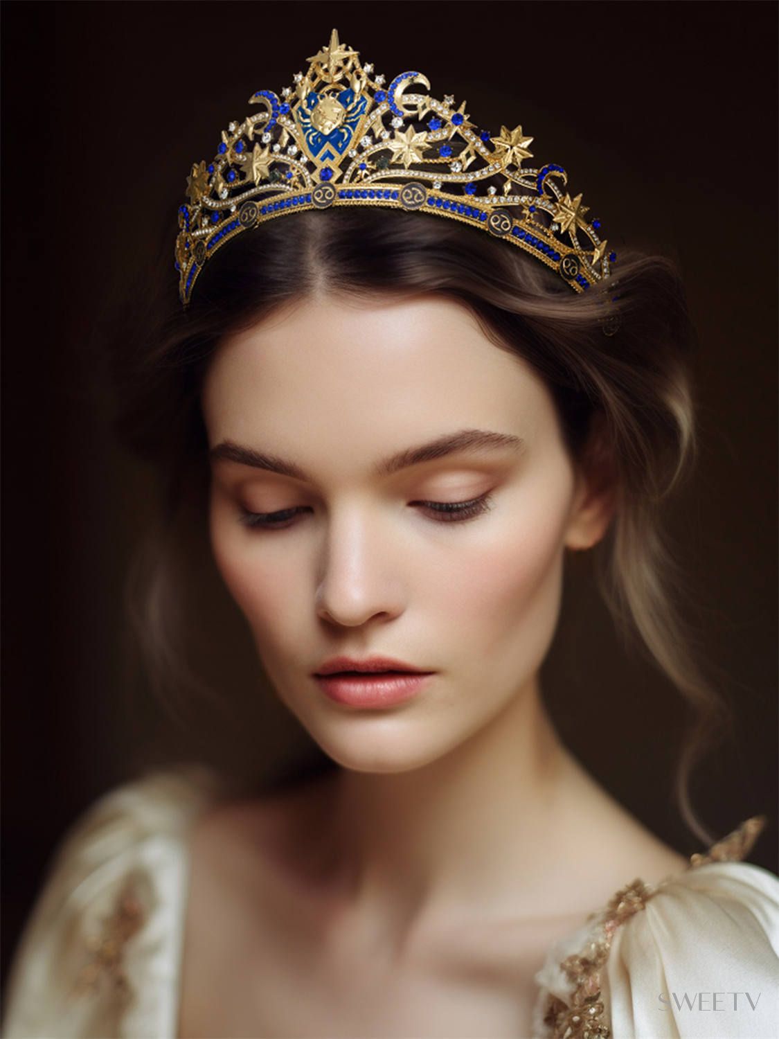 SV Cancer Zodiac Tiara-Crowns & Tiaras | SWEETV
