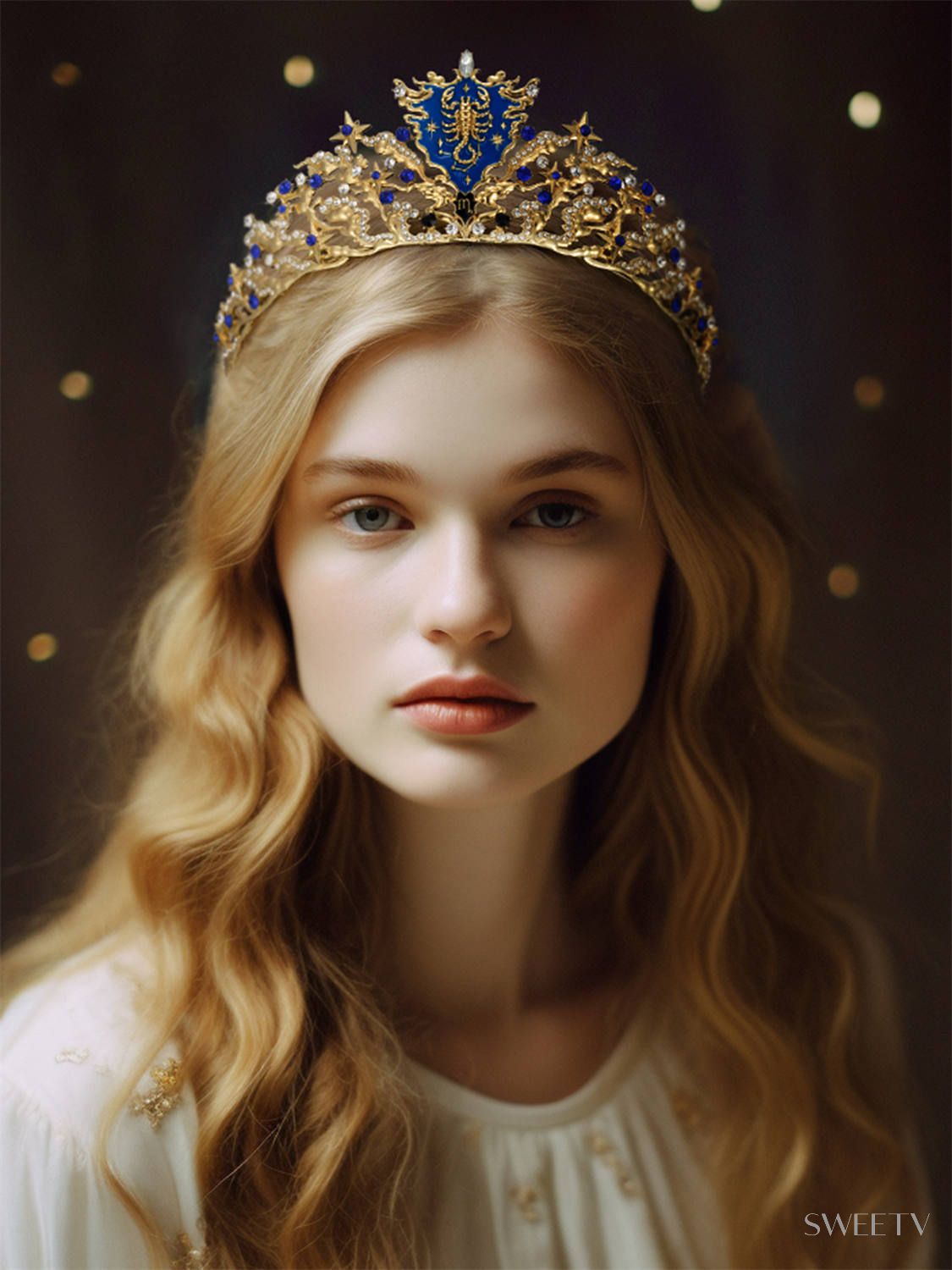 SV Scorpio Zodiac Tiara-Crowns & Tiaras | SWEETV
